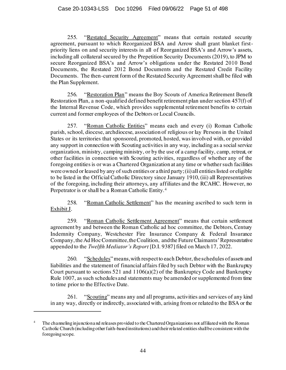Third Modified Fifth Amended Chapter 11 Plan of Reorganization for Boy ...