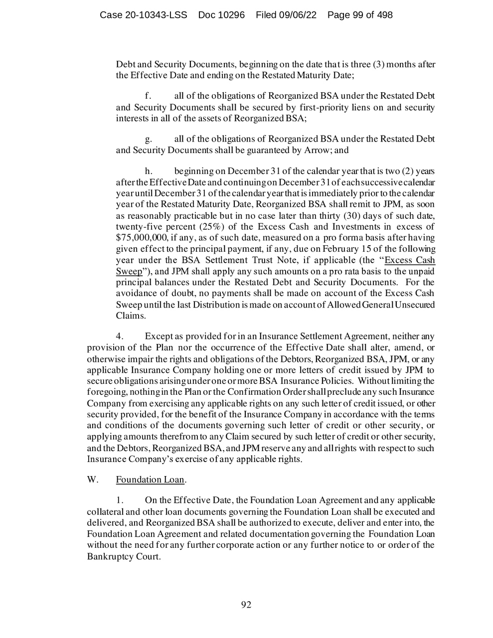 Third Modified Fifth Amended Chapter 11 Plan of Reorganization for Boy ...